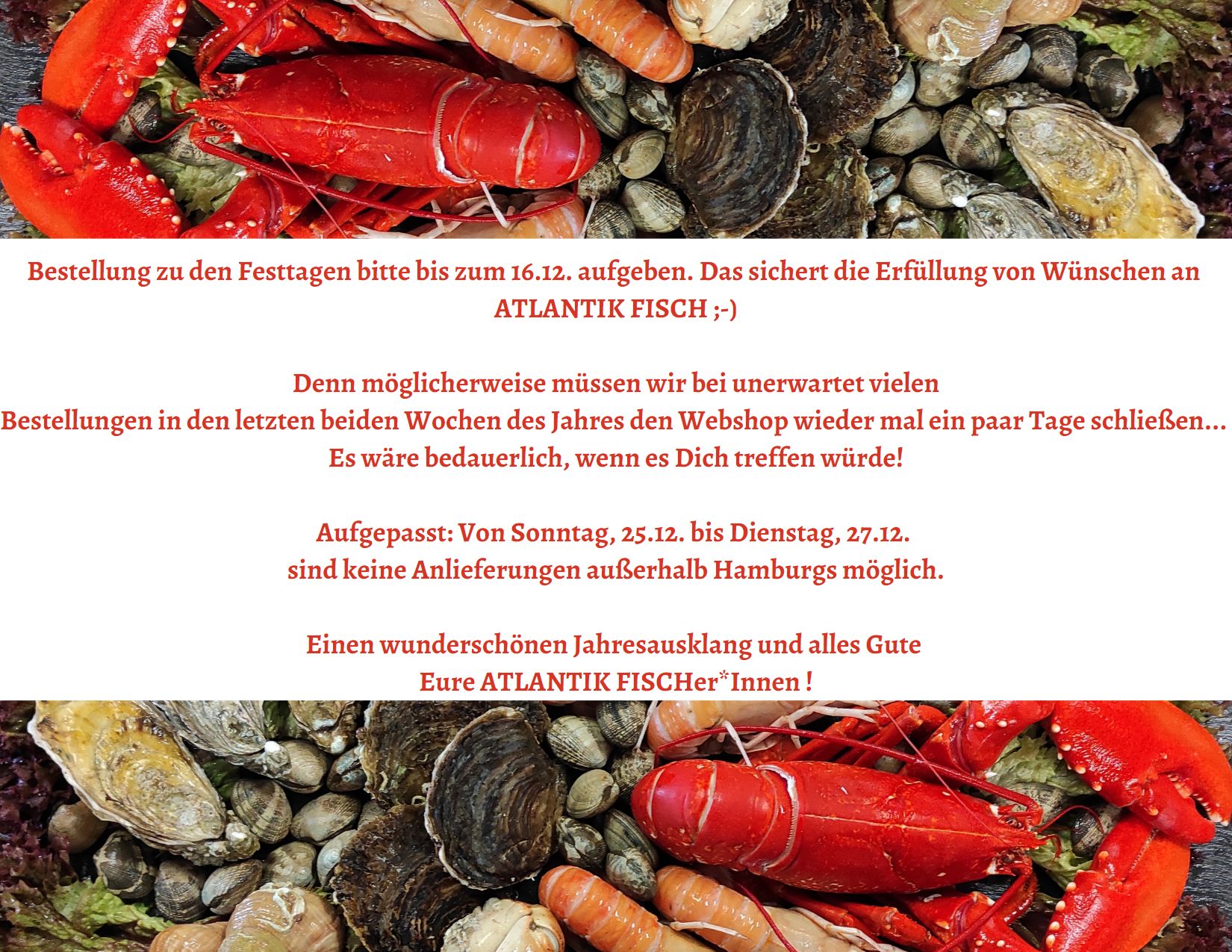 ATLANTIK FISCH - Hummer gekocht oder lebend Online kaufen - Express Versand